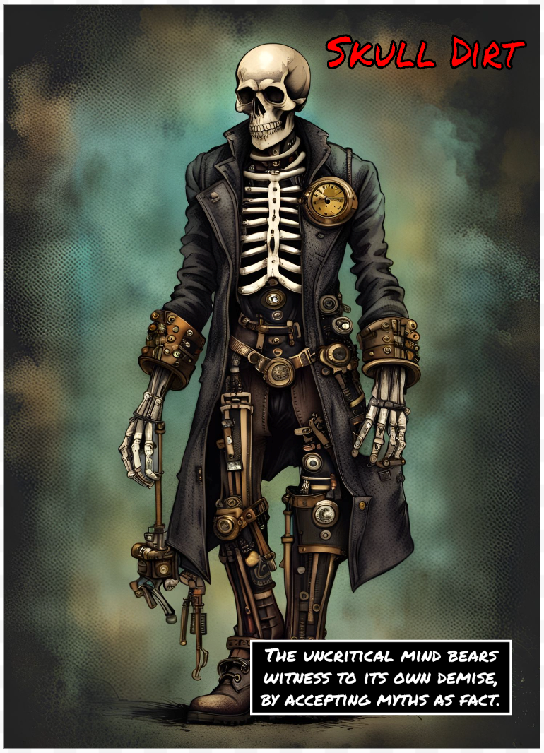 Myths As Facts SteamPunk – Skull Dirt Urban Apparel